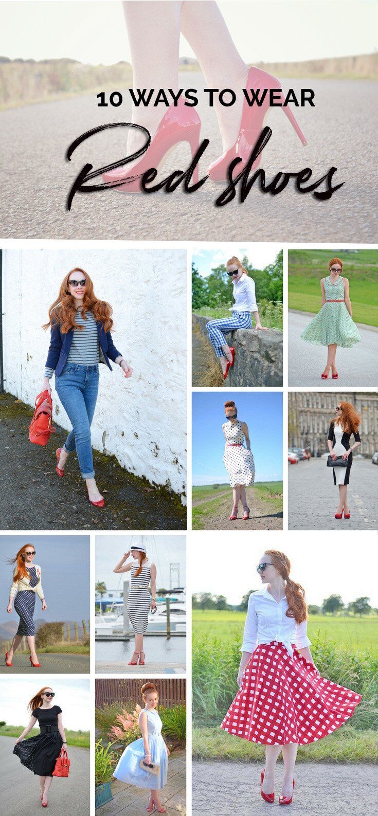 Best ways to way red shoes: 10 stylish takes
